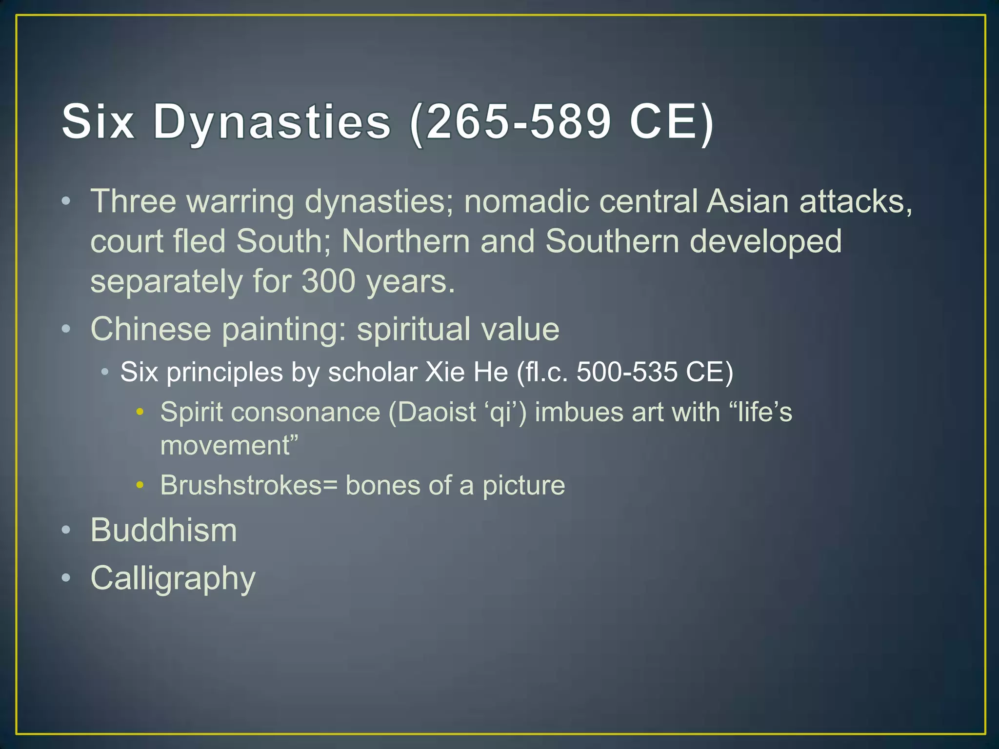Chinese and Korean Art before 1279 CE - Art History Survey I | PPTX