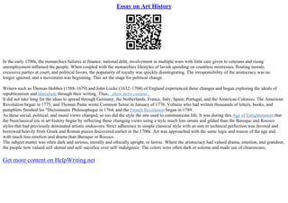 Art History Essay | PPT