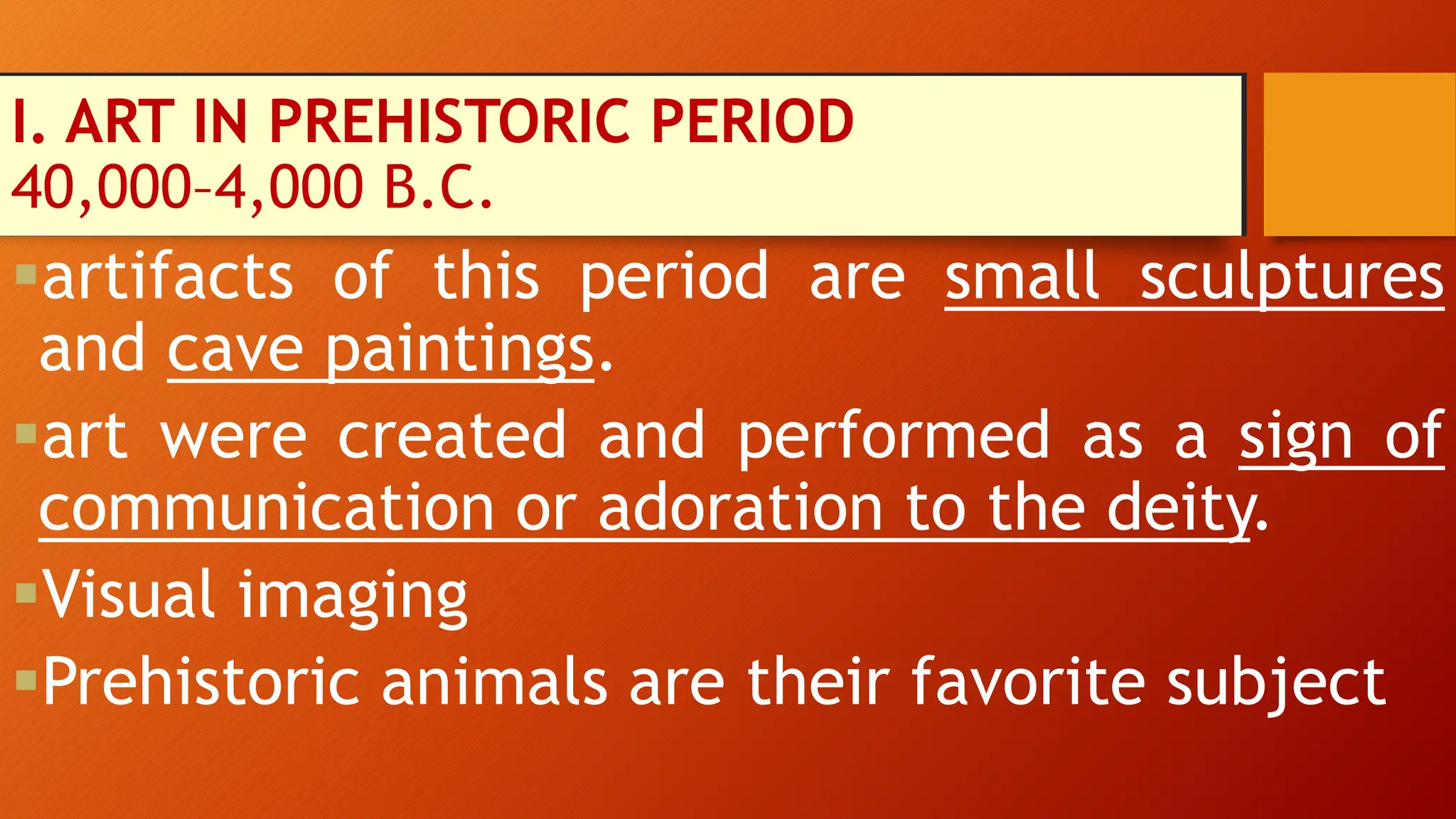 Art History I.pptx history of arts pictures and definitions. | PPTX
