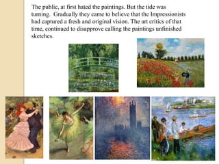 Art history impressionism | PPTX