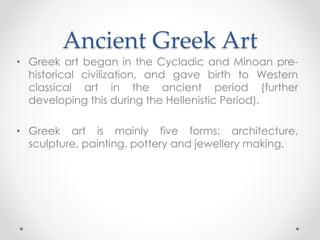 Art history lecture 7.5 greek art vase | PPT