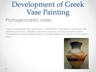 Art history lecture 7.5 greek art vase | PPT