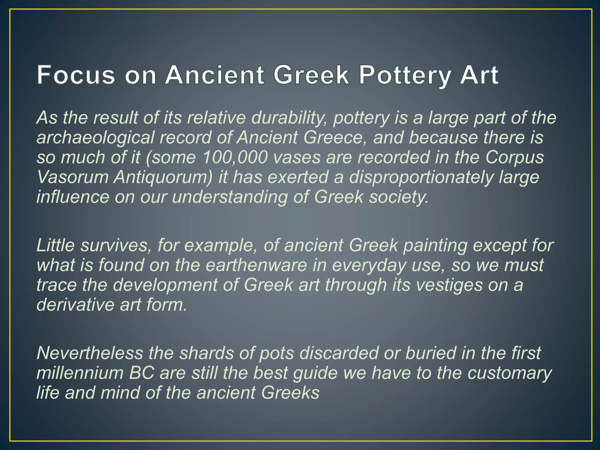 Art history lecture 7 greek and roman art | PPTX