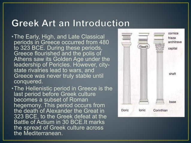 Art history lecture 7 greek and roman art | PPT