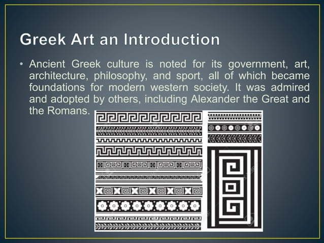 Art history lecture 7 greek and roman art | PPTX | Arts and Crafts ...