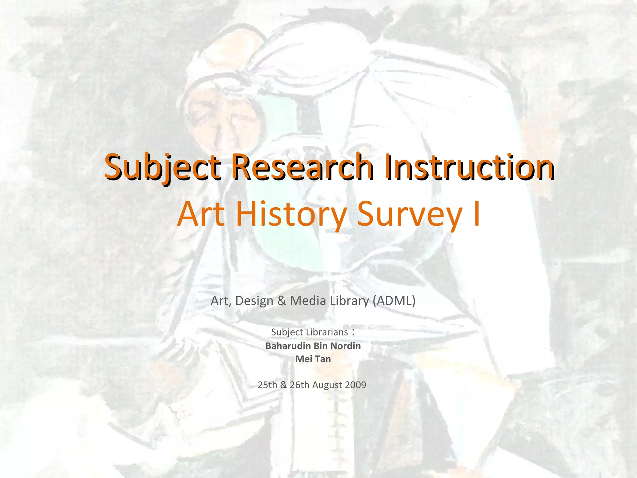 Art History Survey 2009 | PPT