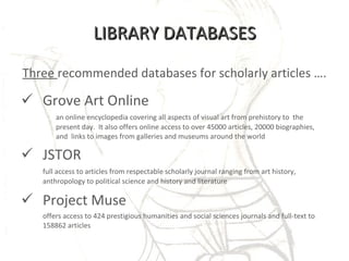 Art History Survey 2009 | PPT