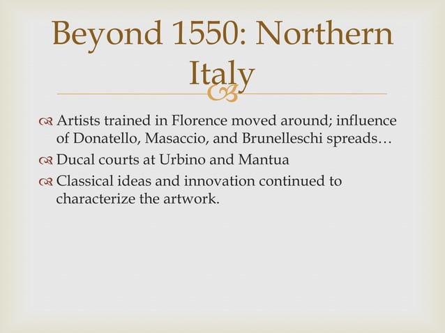 Art History Survey - 15th Century in Italy | PPT