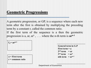 Arithmetic and geometric mean | PPT