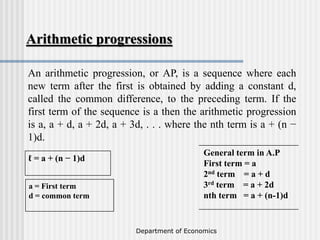 Arithmetic and geometric mean | PPT