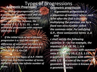CBSE Class XI Maths Arthmetic progression | PPT
