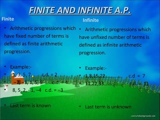 CBSE Class XI Maths Arthmetic progression | PPT