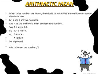 CBSE Class XI Maths Arthmetic progression | PPT