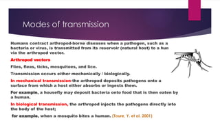 Arthopod-borne diseases.pptm. pptx | PPTX