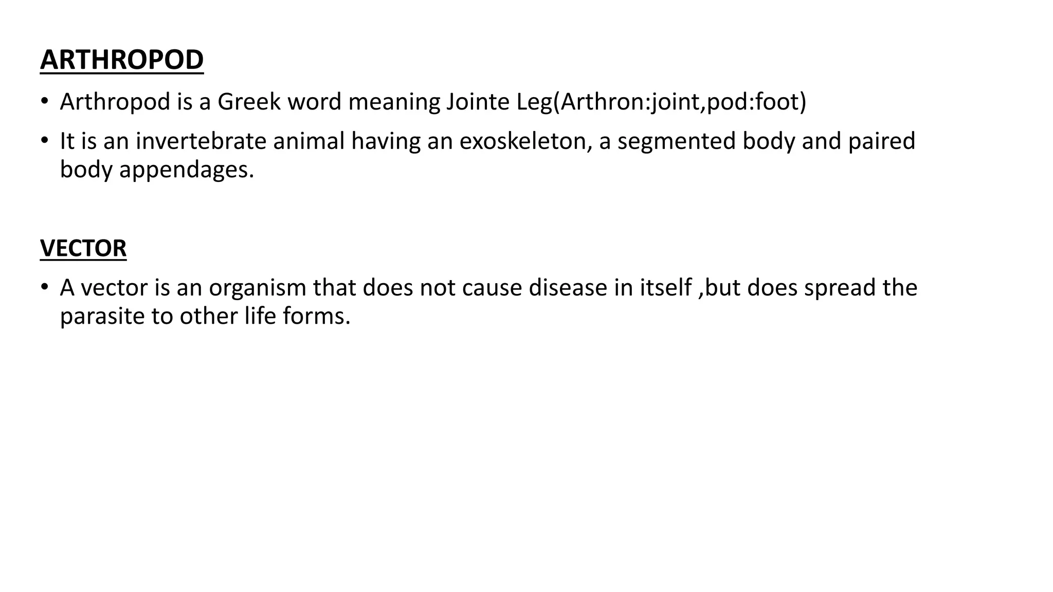 Arthopod vector borne diseases | PPTX