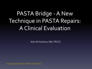 PASTA Repair | PDF
