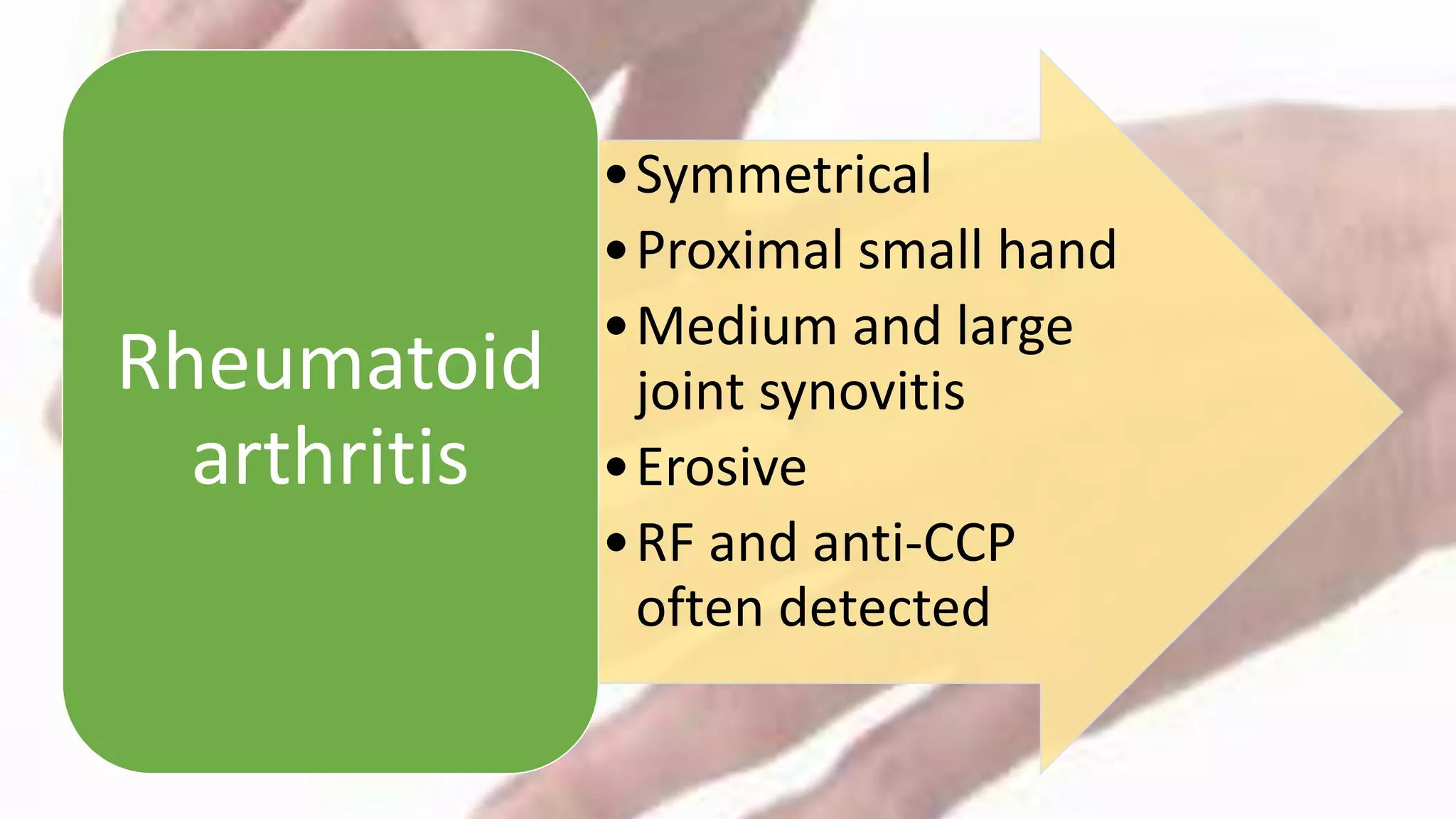 Inflammatory Arthritis | PPTX