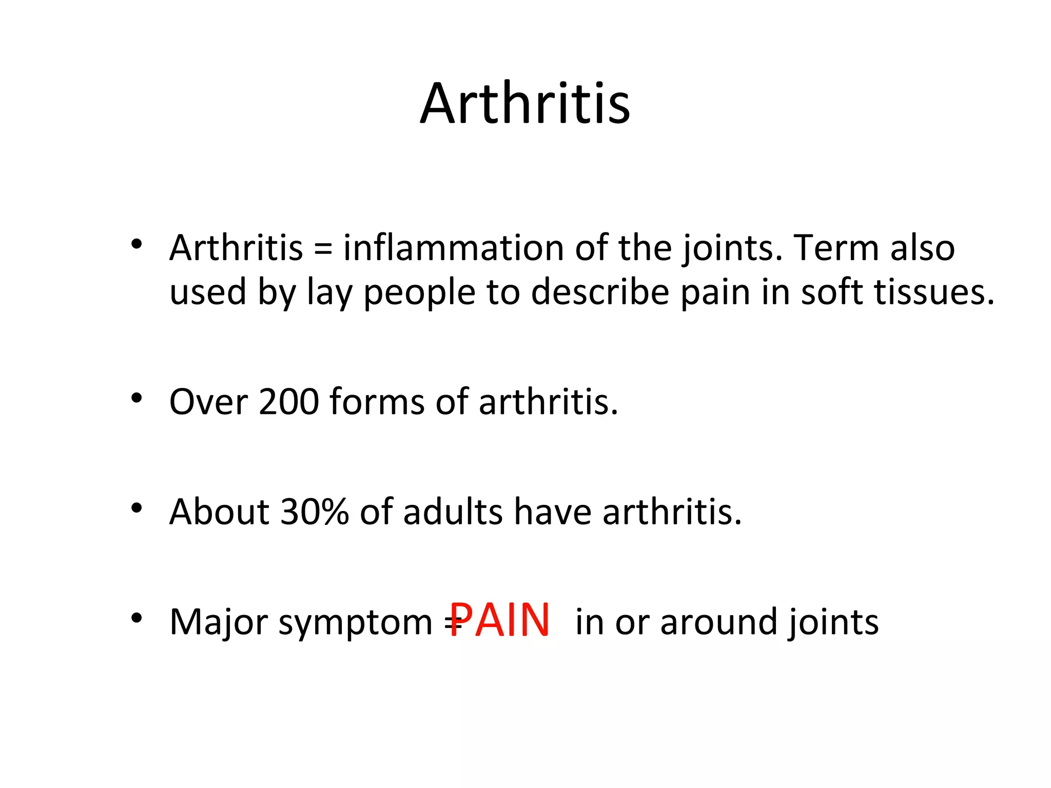 Arthritis | PPT