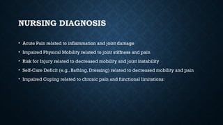 Arthritis.pptx inflammation of joints nursing 4th samester | PPTX