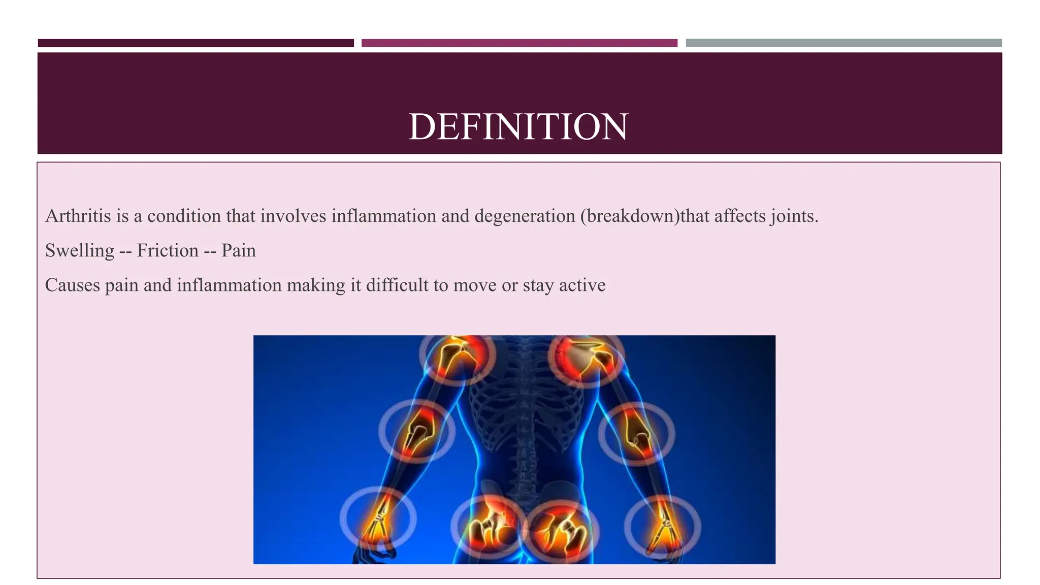 Arthritis and it's most common types with diet management and ...