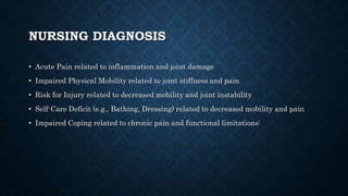 arthritis, nursing adult health nursing 4th samester | PPTX
