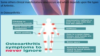 Arthritis , Types , it's Etiolopathology , clinical features and ...