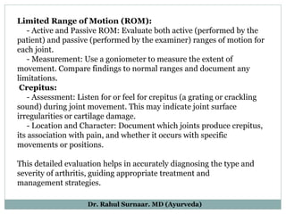 Arthritis and RA-CRP.pptx modern bone disorder | PPTX | Bone and Joint ...