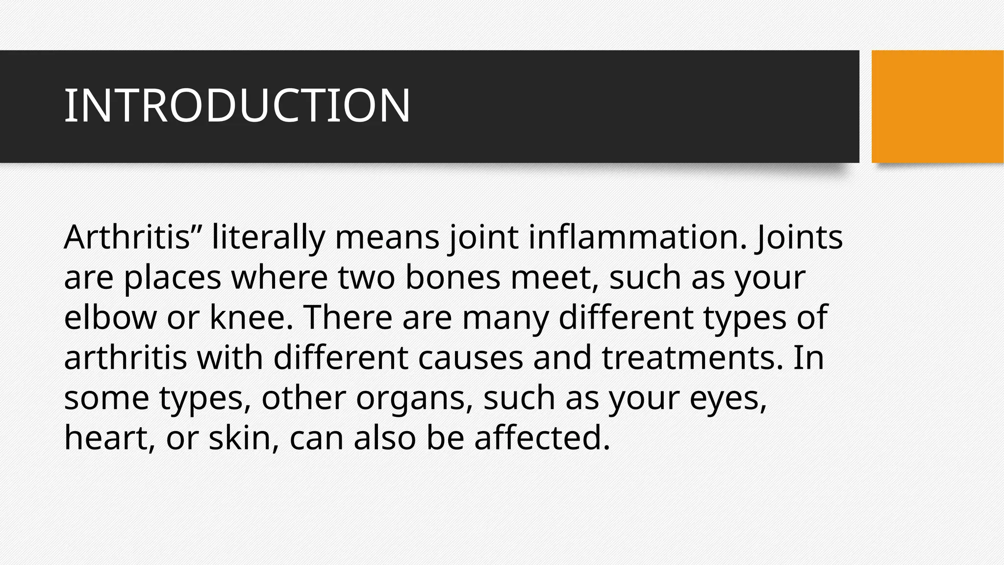 ARTHRITIS MEDICAL SURGICAL NURSING , TYPES OF ARTHRITIS AND IT'S ...