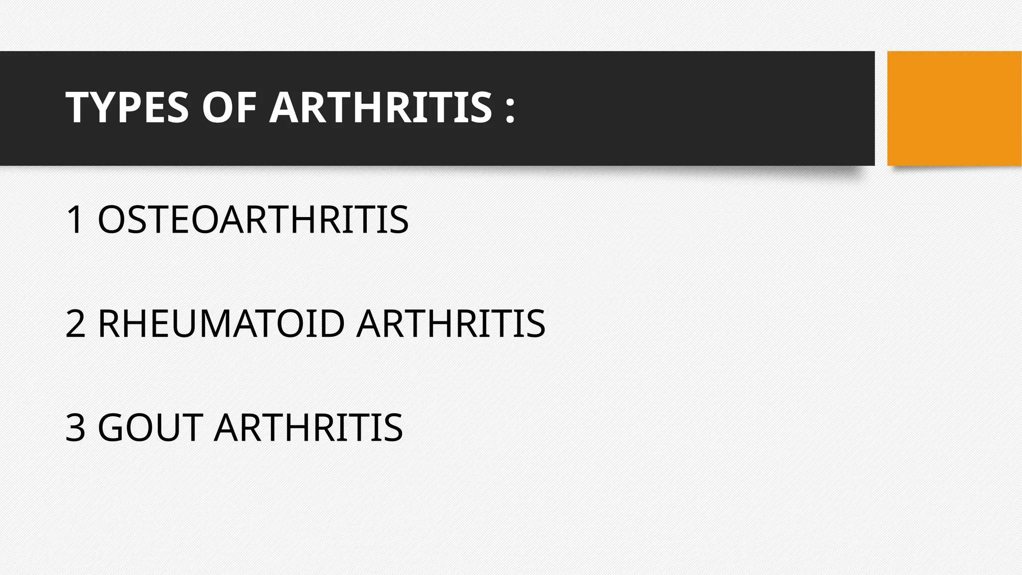ARTHRITIS MEDICAL SURGICAL NURSING , TYPES OF ARTHRITIS AND IT'S ...