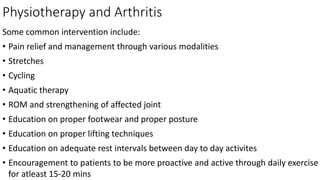 A powerpoint presentation on Arthritis.. | PPTX