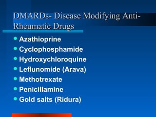 Arthritis & Non-Narcotic Analgesics | PPT | Bone and Joint Conditions ...