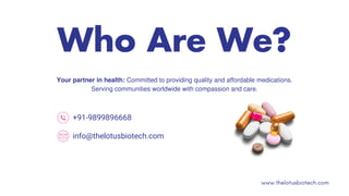 Arthritis Treatments, Symptoms & Causes - The Lotus Biotech | PPT