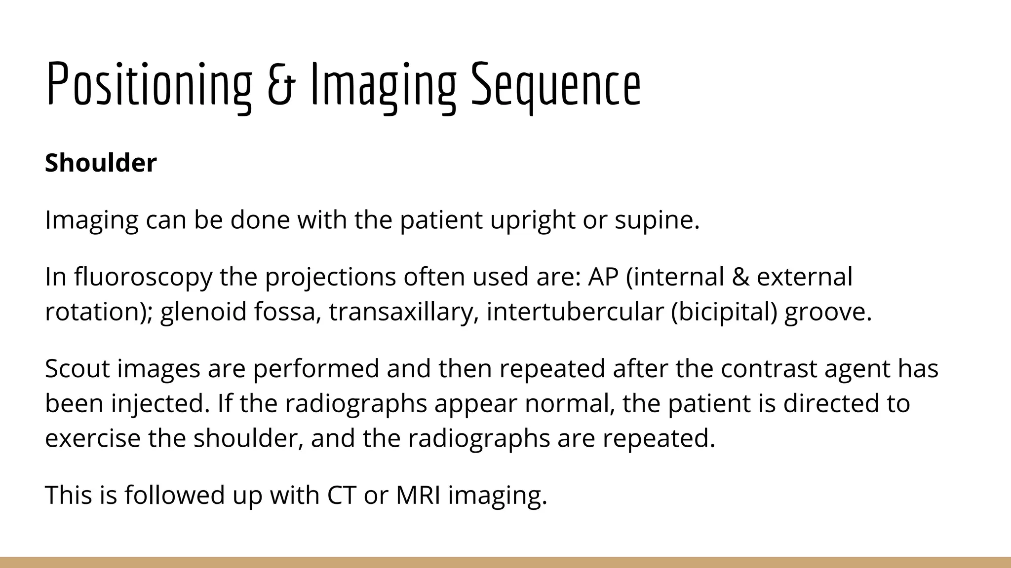Arthrography of the Shoulder, Ankle and Wrist.pptx