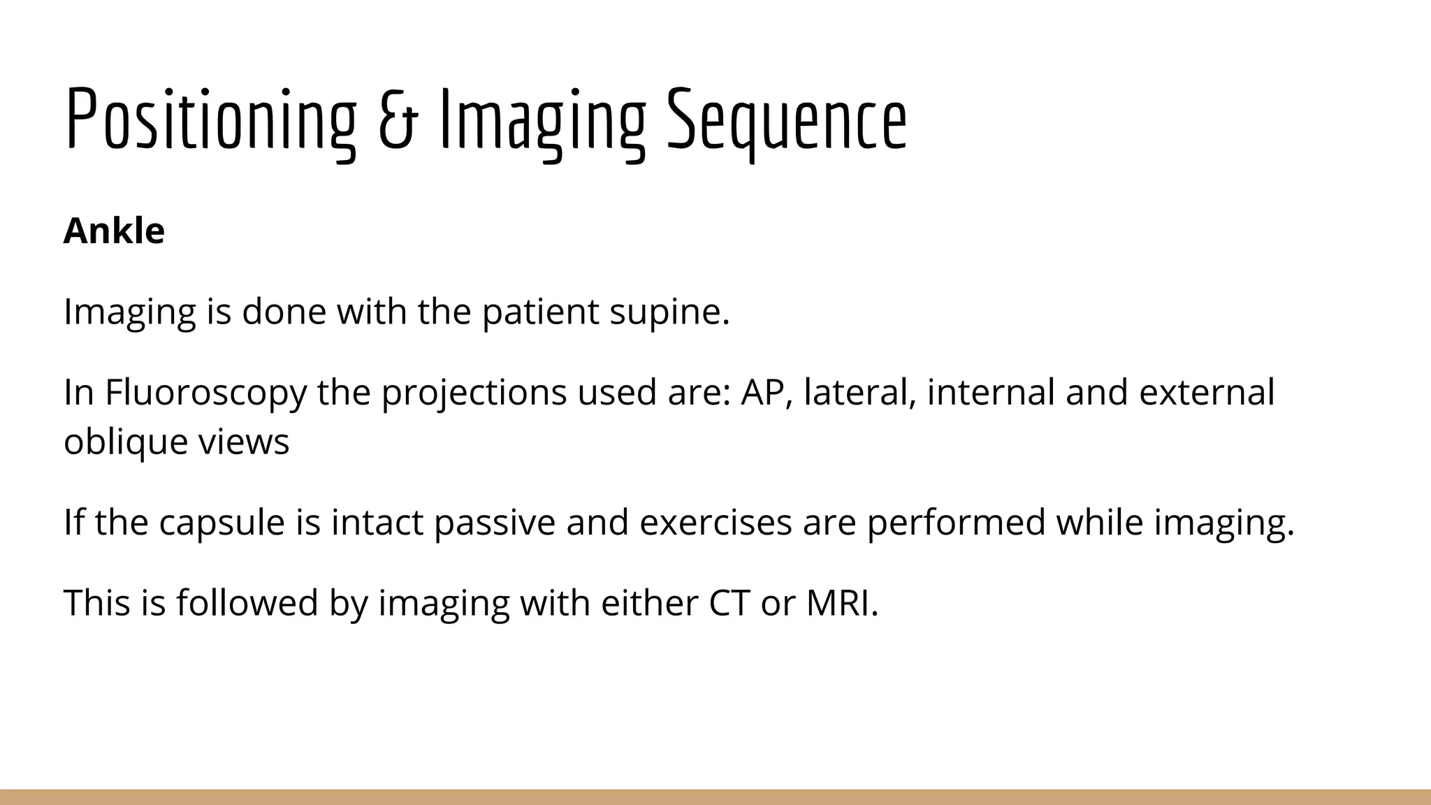 Arthrography of the Shoulder, Ankle and Wrist.pptx