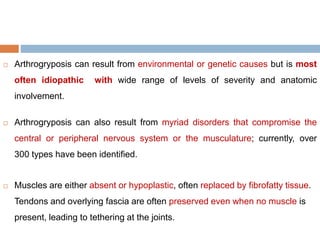 Arthrogryposis | PPTX