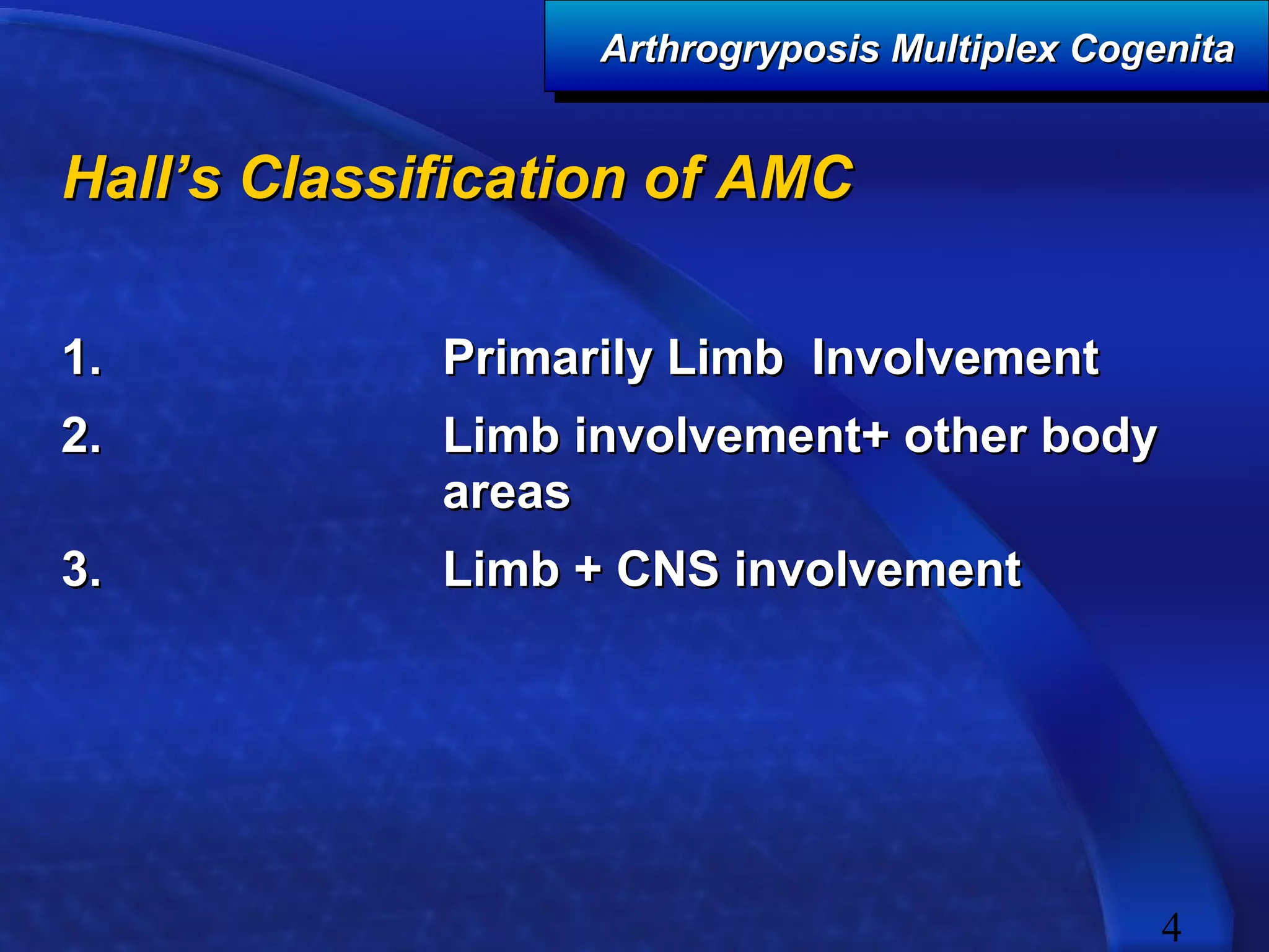 Arthrogryposis congenita | PPT