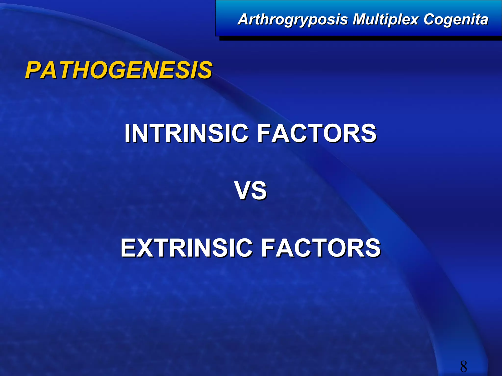 Arthrogryposis congenita | PPT
