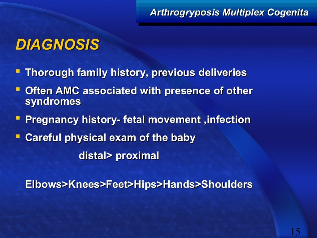 Arthrogryposis congenita