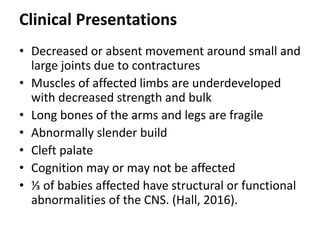Arthrogryposis multiplex congenita | PPTX