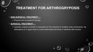 Arthrogryposis multiplex congenita | PPTX