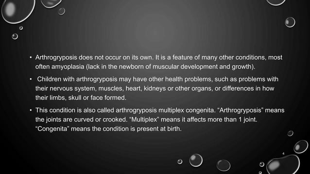 Arthrogryposis multiplex congenita | PPTX
