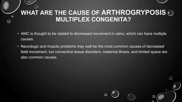 Arthrogryposis multiplex congenita | PPTX