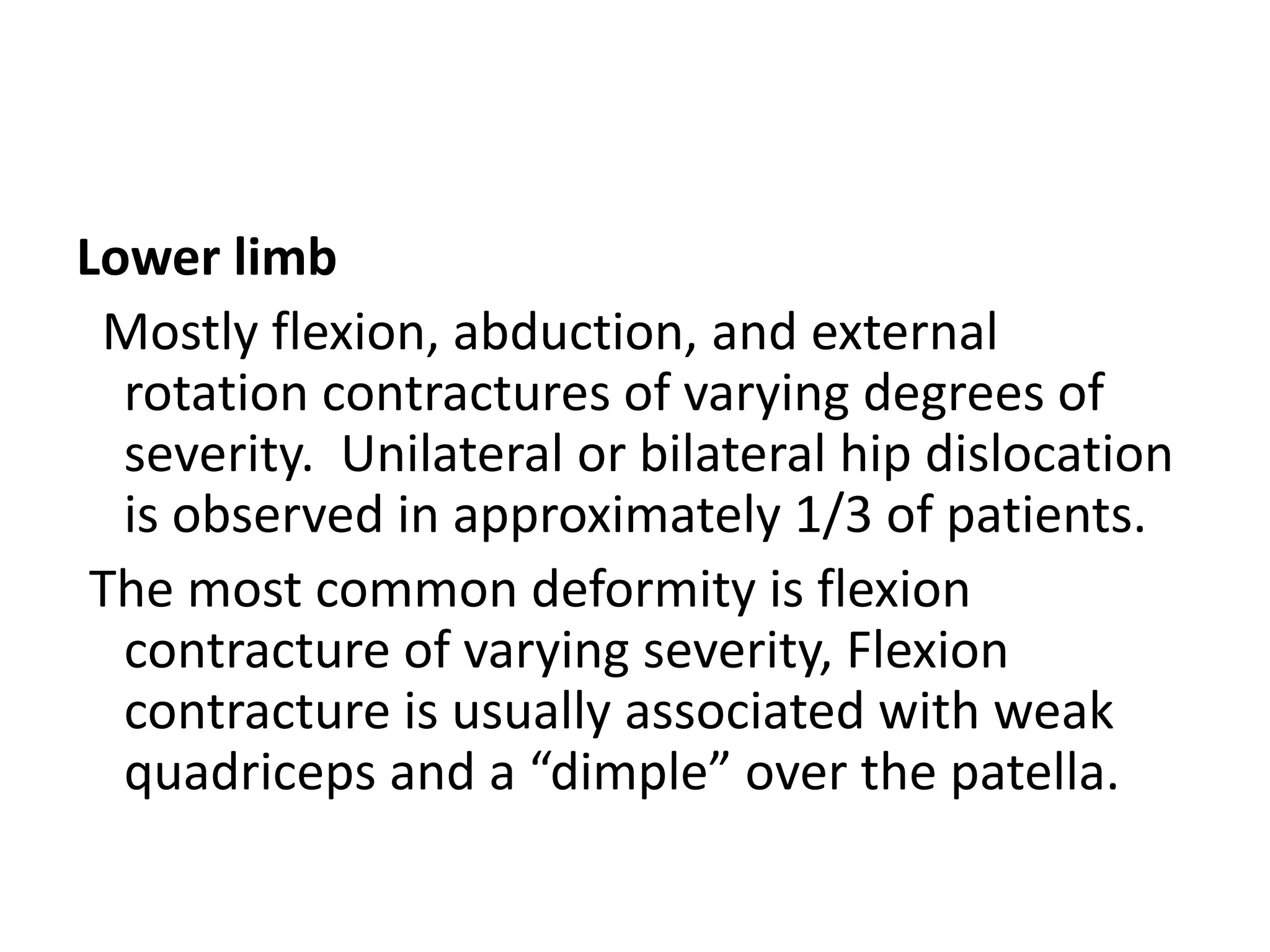 Arthrogryposis multiplex congenital congenital disorder | PPTX