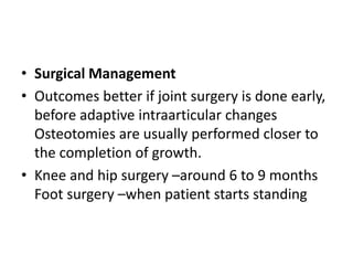 Arthrogryposis multiplex congenital congenital disorder | PPTX