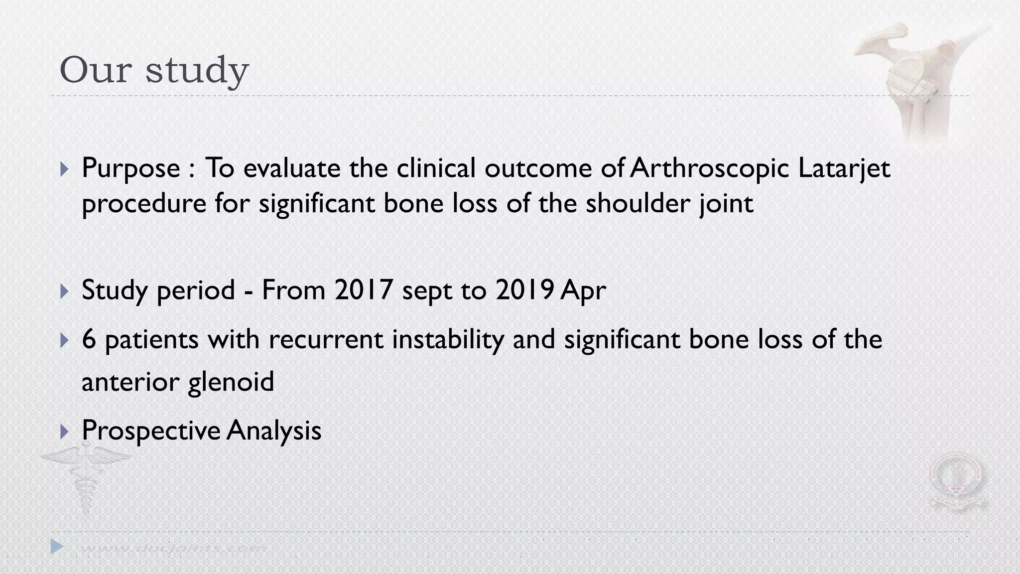 Arthrolatarjet (Arthroscopic Latarjet Proc) Dr Sujit Jos kerala | PDF