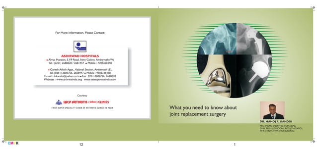 IACP Arthritis clinic Arthroplasty brochure | PDF