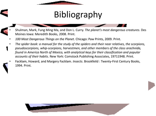 Arthropod assignment spider!!!! | PPT