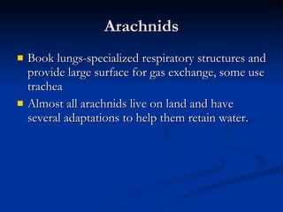 Arthropods Notes | PPT