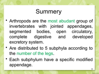 Arthropods are a group of invetebrates.pptx