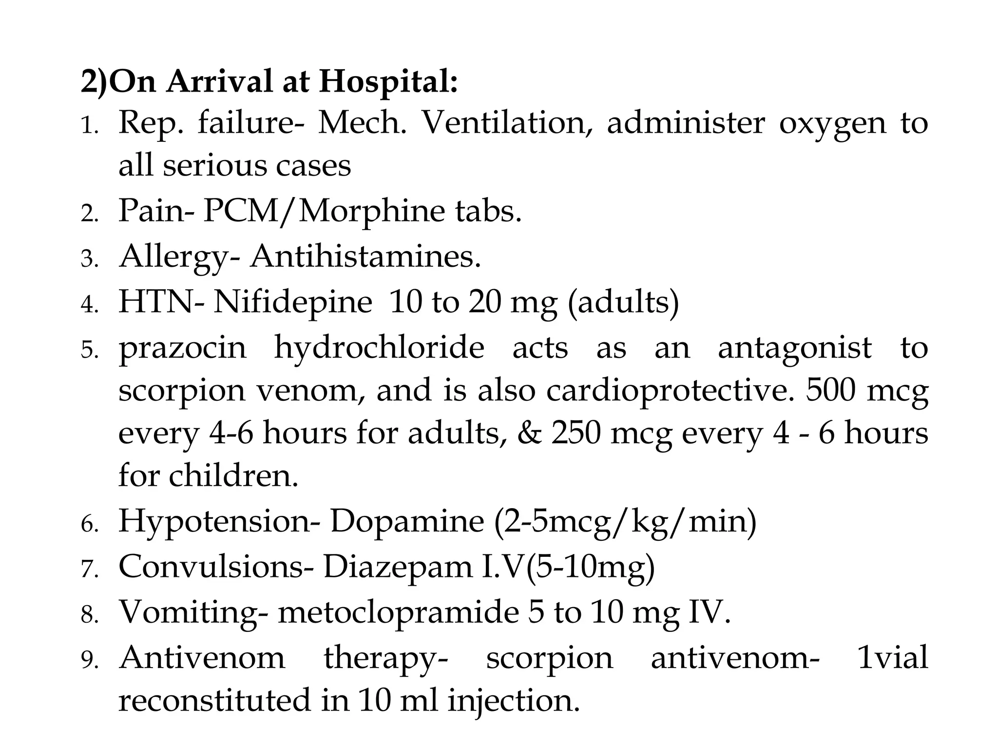 Clinical features & Management of ARTHROPODS STING AND BITES.pptx